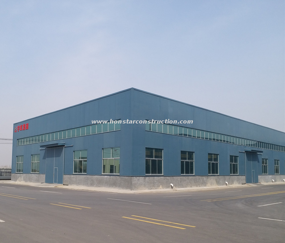 Metal Industrial Building Warehouse As Prefabricated Steel Structure ...